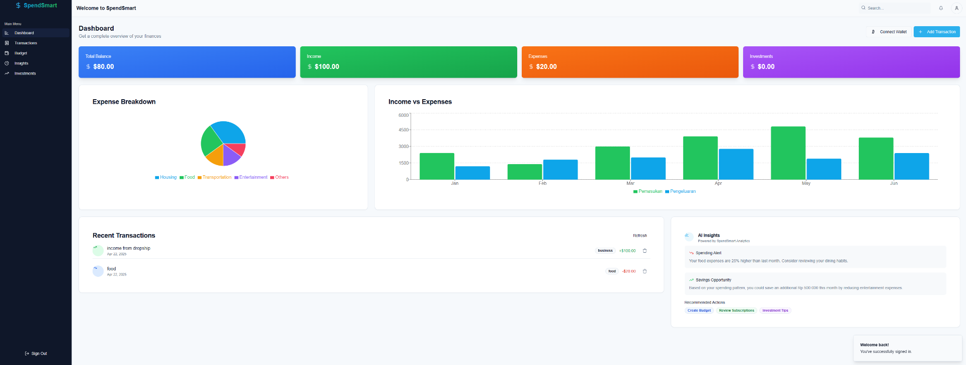 SpendSmart - Financial Management